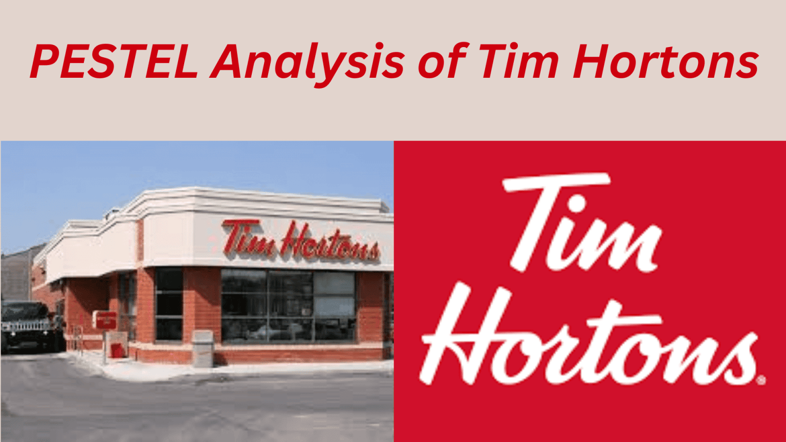 PESTEL analysis of Tim Hortons: Key external factors impacting growth